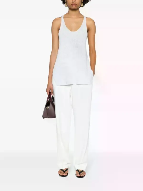 Fabiana Filippi Metallic-threading Knitted Top
