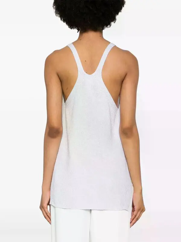 Fabiana Filippi Metallic-threading Knitted Top