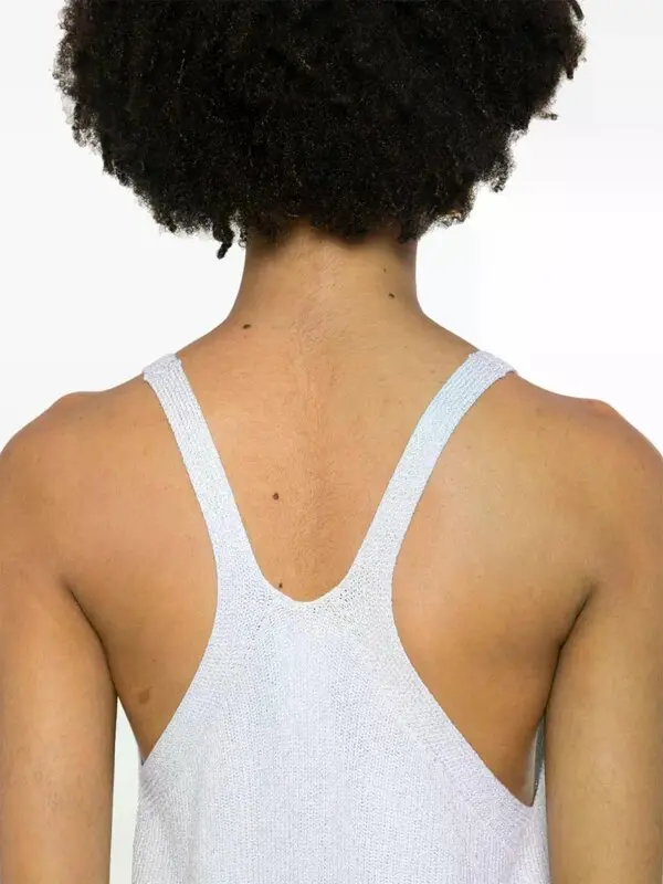 Fabiana Filippi Metallic-threading Knitted Top