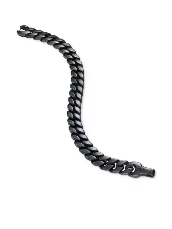 David Yurman Curb Chain Titanium Bracelet