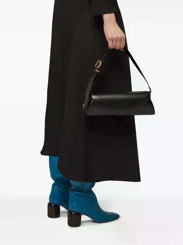 JIL SANDER Small Cannolo Shoulder Bag