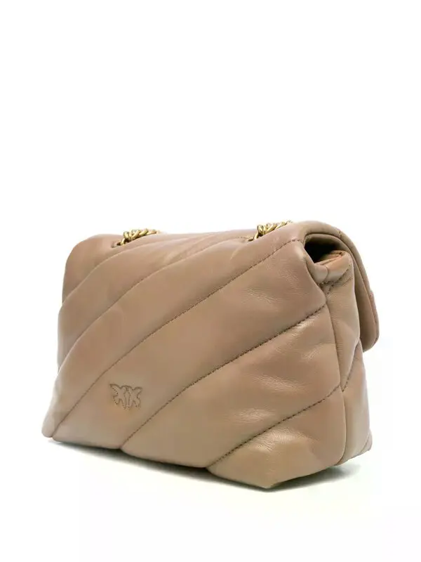 Pinko Love Bag Puff Maxi Quilt Small Shoulder Bag - Brown