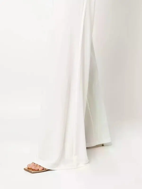 Alberta Ferretti High-waisted Flared Trousers