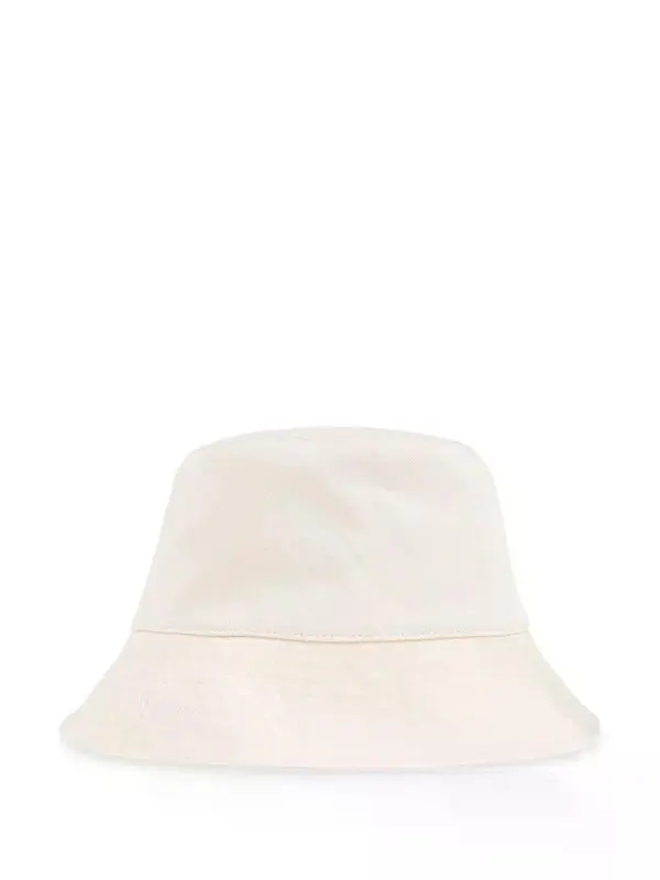 Moncler Logo-patch Bucket Hat - Neutrals