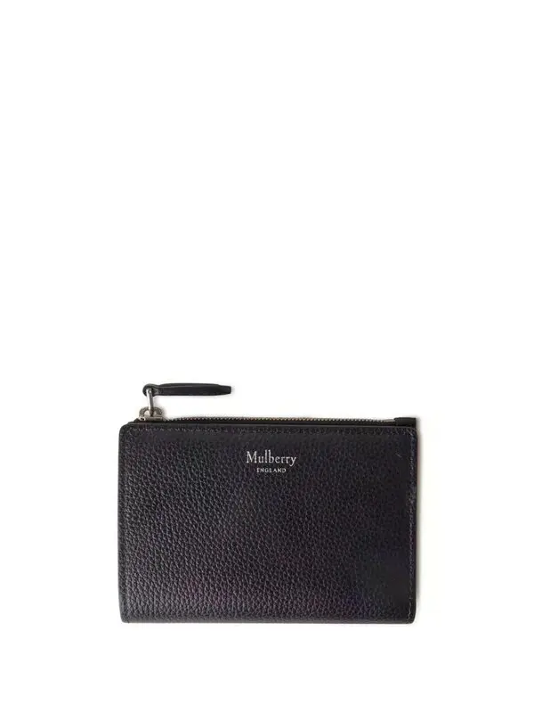 Mulberry Continental Bi-fold Leather Wallet - Black