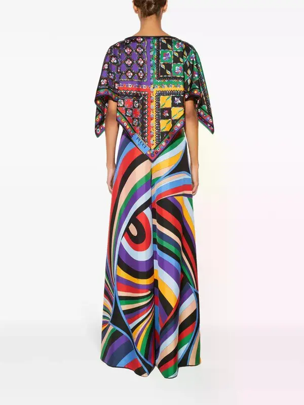 Emilio Pucci Iride-print Silk Trousers