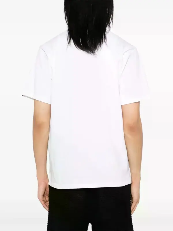 A BATHING APE 1st Camo Crazy Sta College Tee - White