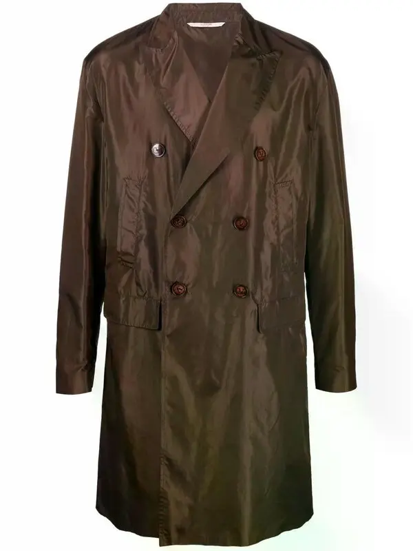 Valentino Garavani Double-breasted Midi Coat - Brown
