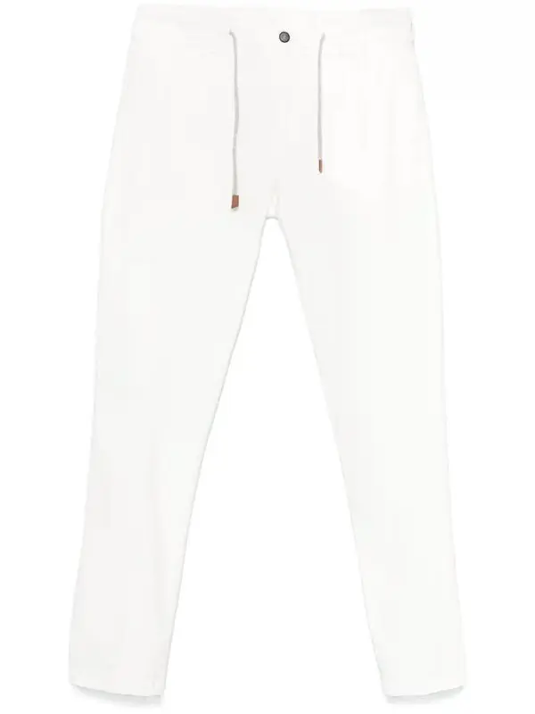 Eleventy Tapered Trousers - White