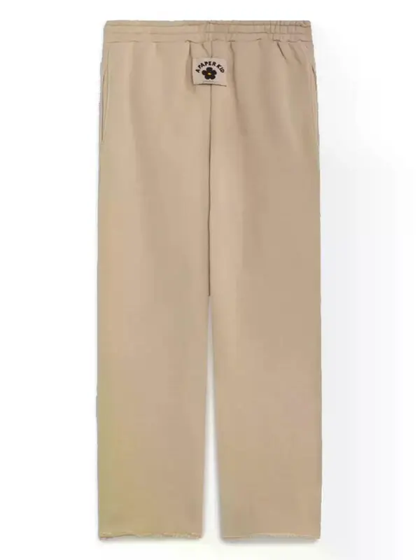 A PAPER KID Logo-patch Track Pants