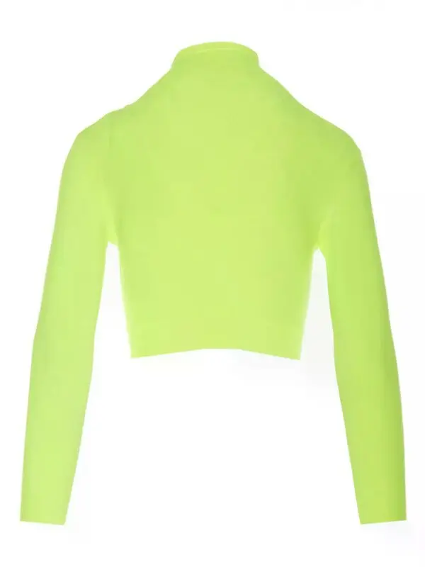 Balenciaga High-neck Cropped Top