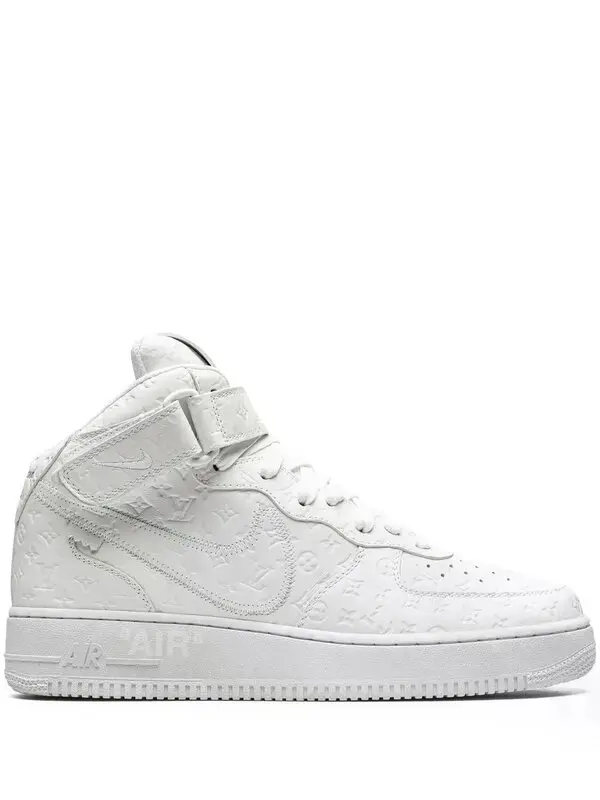 Nike X Louis Vuitton X Virgil Abloh Air Force 1 Mid Sneakers