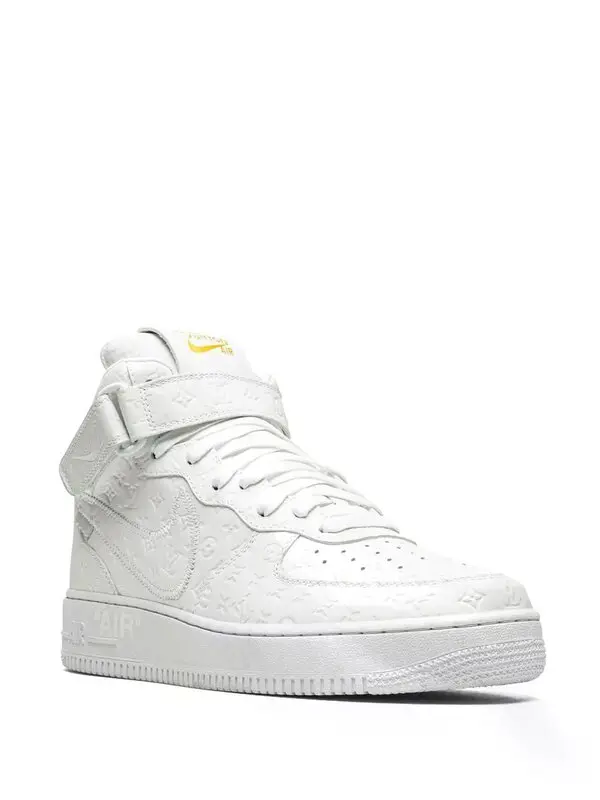 Nike X Louis Vuitton X Virgil Abloh Air Force 1 Mid Sneakers