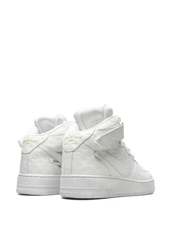 Nike X Louis Vuitton X Virgil Abloh Air Force 1 Mid Sneakers