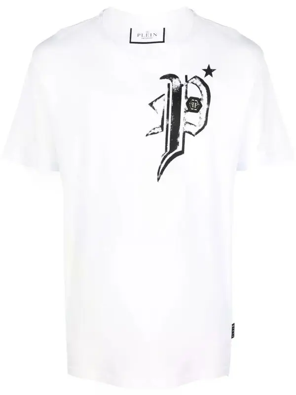 Philipp Plein Logo-print Cotton T-shirt - White