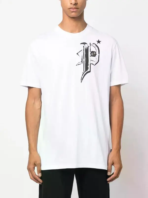 Philipp Plein Logo-print Cotton T-shirt - White