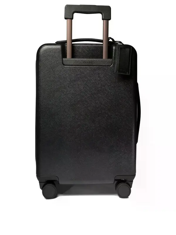 Prada Triangle-logo Suitcase - Black