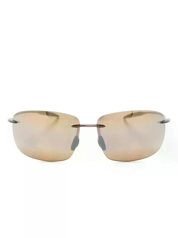 Maui Jim Breakwall Rectangle-frame Sunglasses