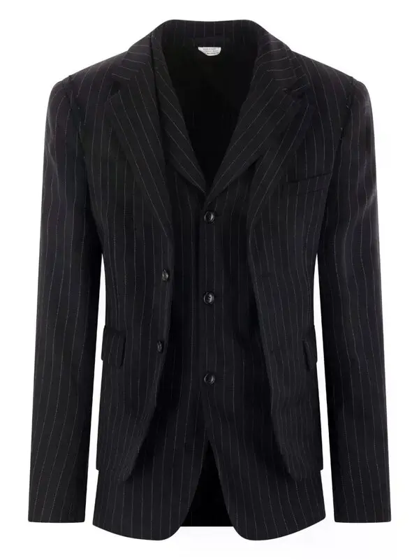 Comme Des Garçons Striped Blazer