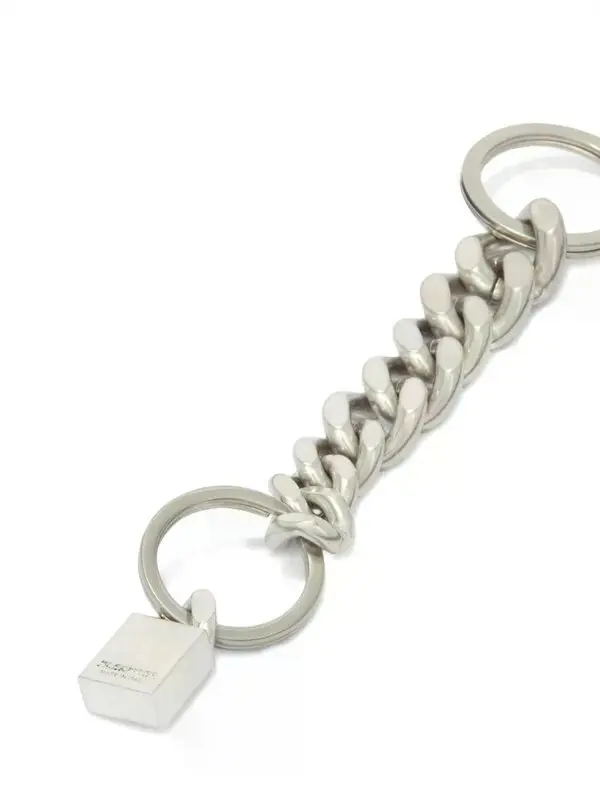 JIL SANDER Logo-charm Chain Keyring