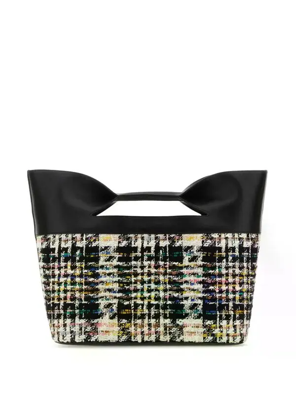 Alexander McQueen The Bow Small Tweed Tote Bag