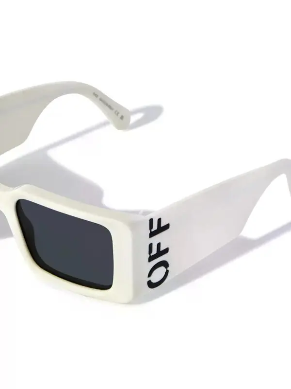 Off-White Milano Rectangle-frame Sunglasses - White