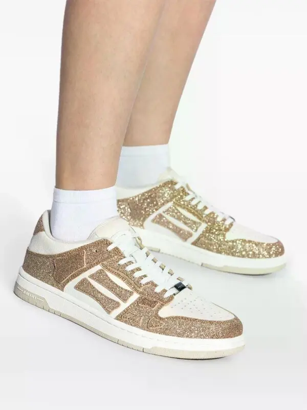 Amiri Skel Top Glitter Sneakers
