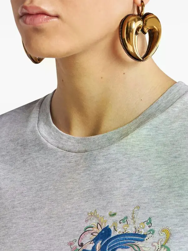 Etro Heart Drop Earrings