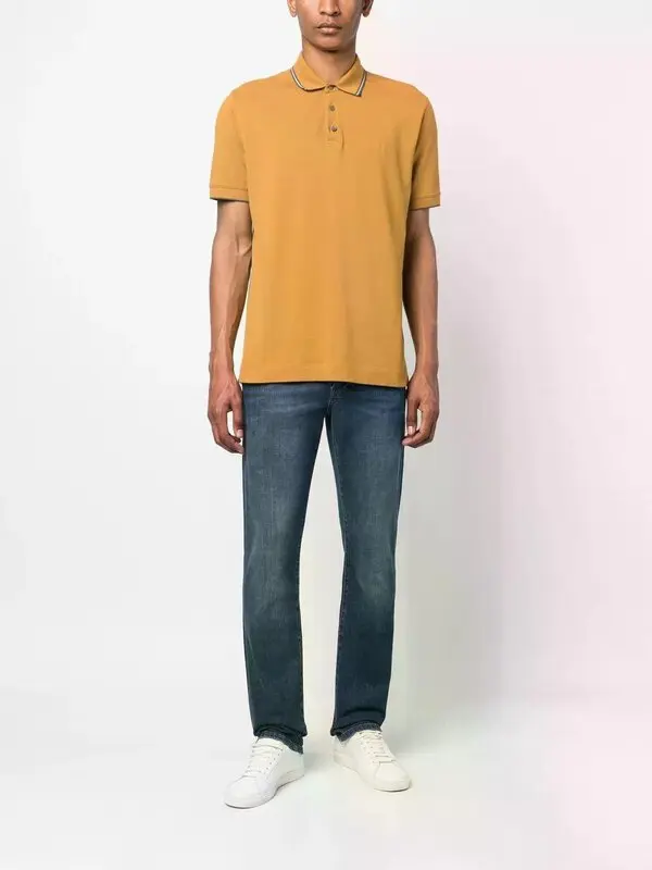 BILLIONAIRE Logo-embroidered Straight-leg Jeans