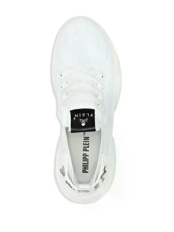 Philipp Plein Iconic Runner Sneakers - White