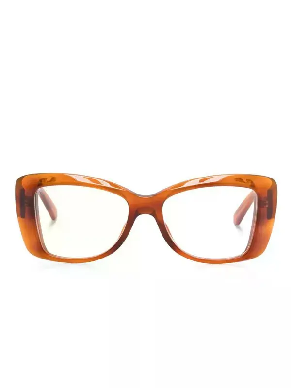Gucci Interlocking G Plaque Butterfly Frame Glasses