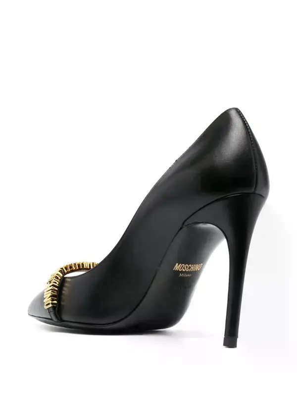 Moschino 100mm Logo-lettering Pumps