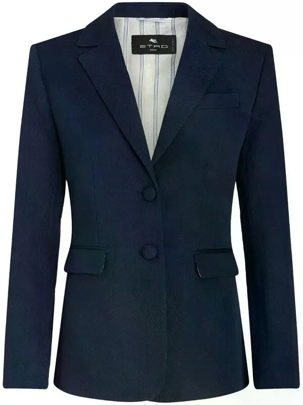 Etro Single-breasted Notched Blazer