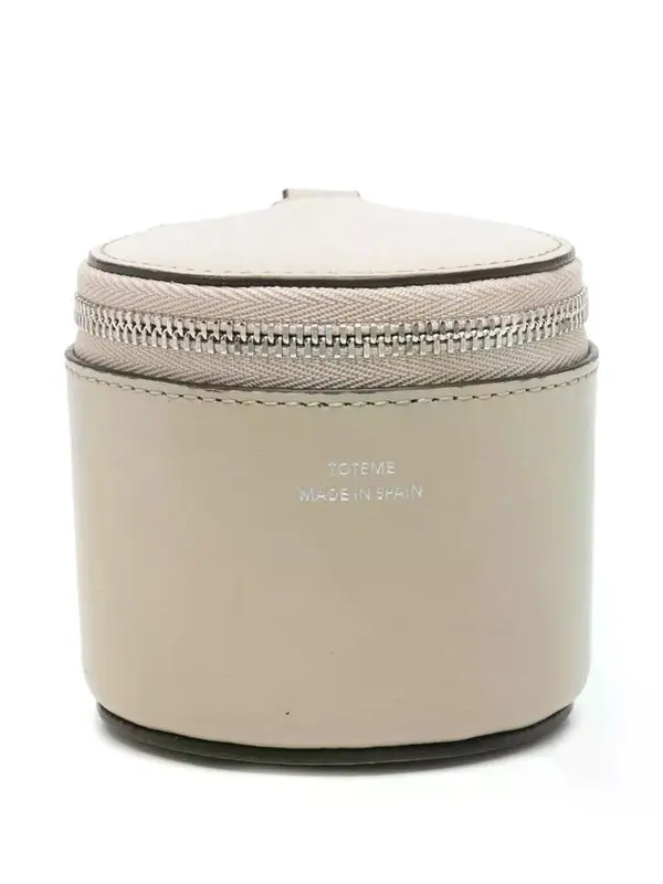 TOTEME Leather Jewellery Box - Neutrals