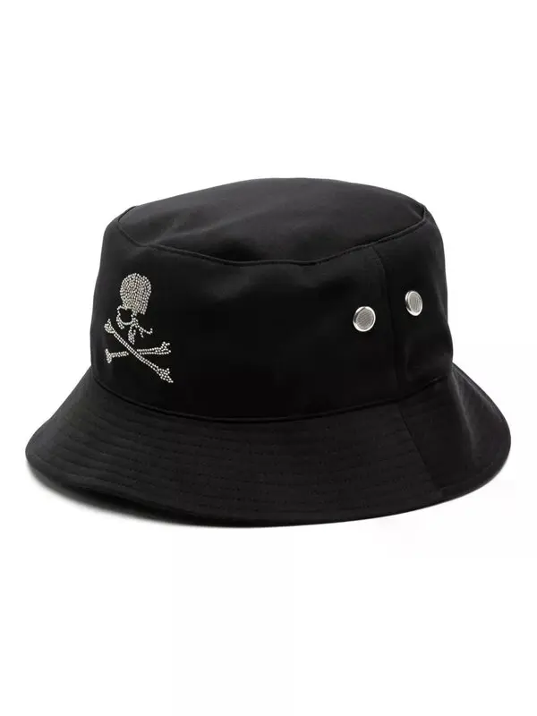 MASTERMIND WORLD Logo Print Bucket Hat - Black