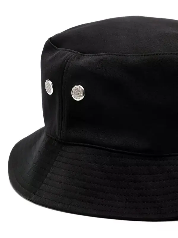 MASTERMIND WORLD Logo Print Bucket Hat - Black