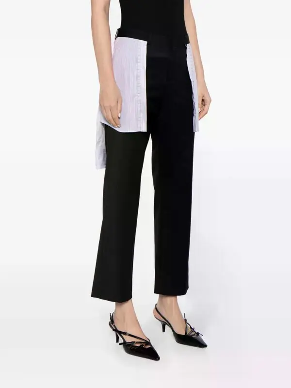 Undercover Layered Wool-blend Trousers