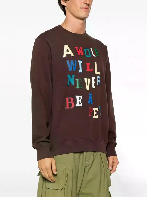 UNDERCOVERISM Slogan-print Cotton Sweatshirt