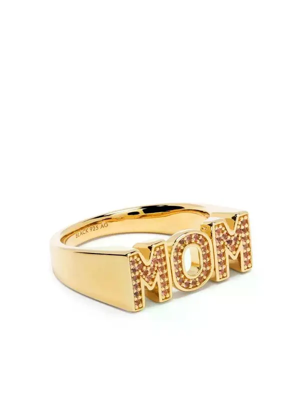 MARIA BLACK Mom Crystal-embellished Ring - Gold