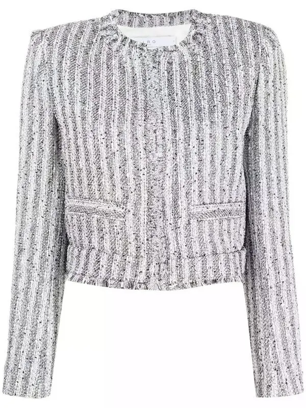 IRO PARIS Hakilo Metallic Blazer - Silver