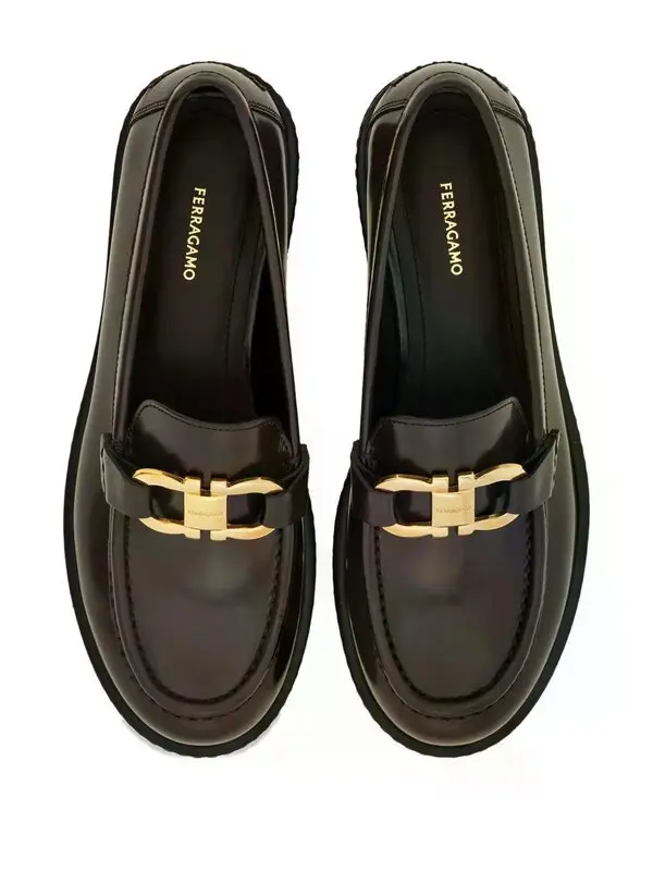 FERRAGAMO Leather Loafers