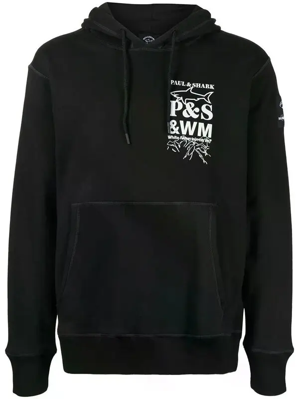 WHITE MOUNTAINEERING Logo-print Cotton Hoodie