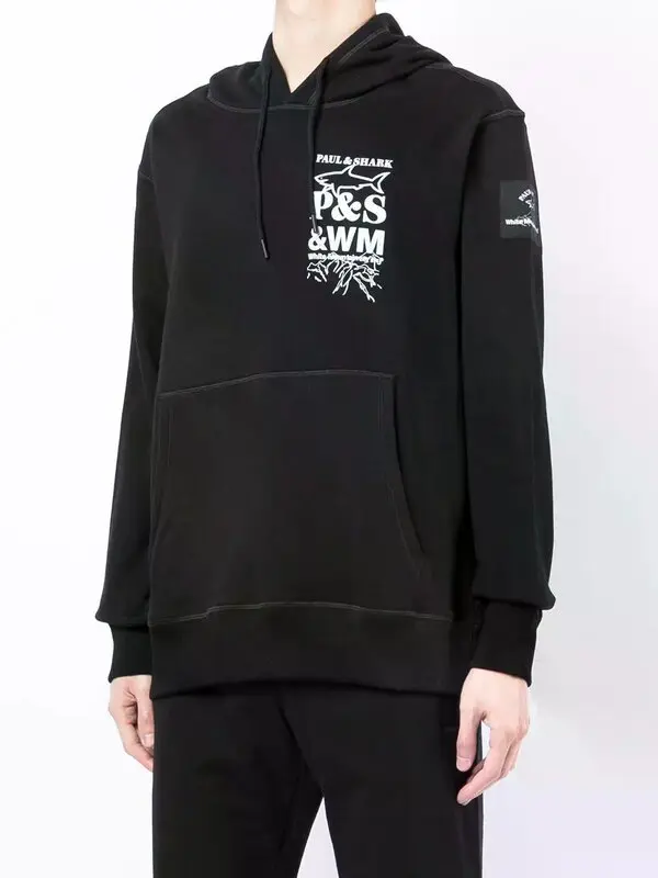 WHITE MOUNTAINEERING Logo-print Cotton Hoodie