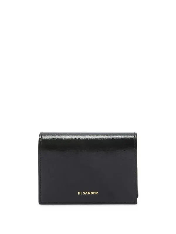 JIL SANDER Logo-lettering Card Holder - Black