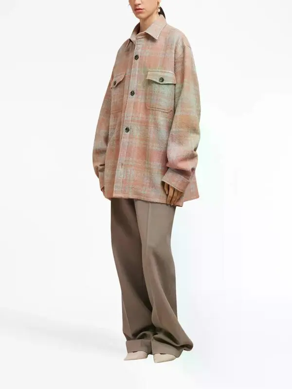 AMI Paris Maxi Checked Overshirt