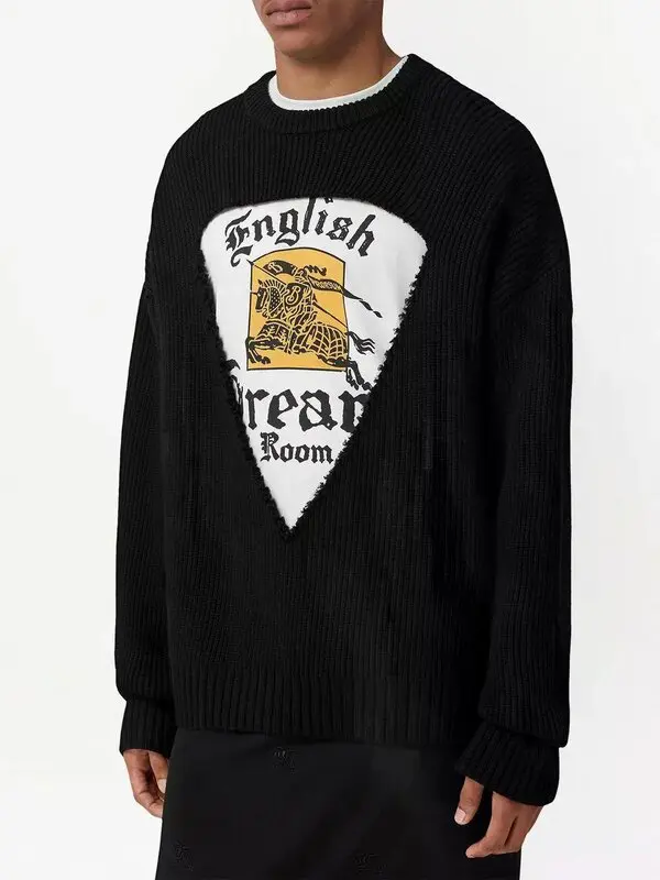 Burberry Cut-out Wool Jumper