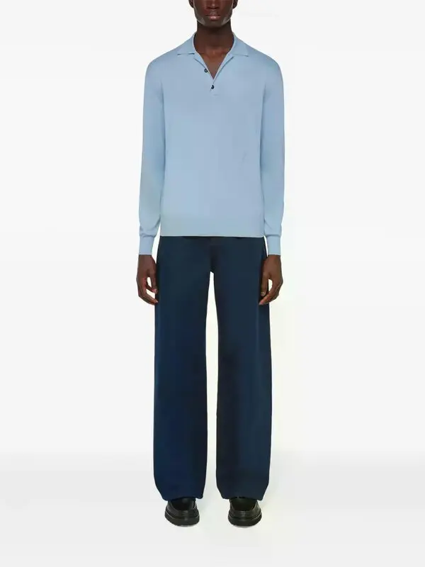 FERRAGAMO Logo-embroidered Polo Shirt