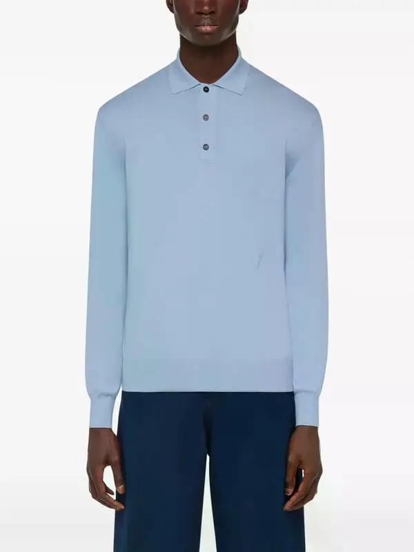 FERRAGAMO Logo-embroidered Polo Shirt