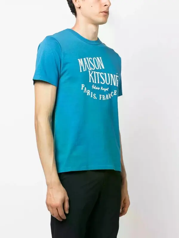 Maison Kitsuné Logo-print Cotton T-shirt