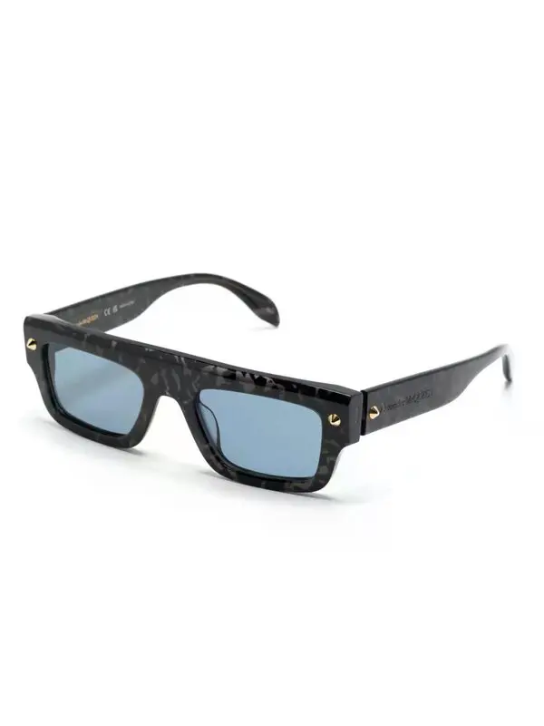 Alexander McQueen Square-frame Sunglasses - Black